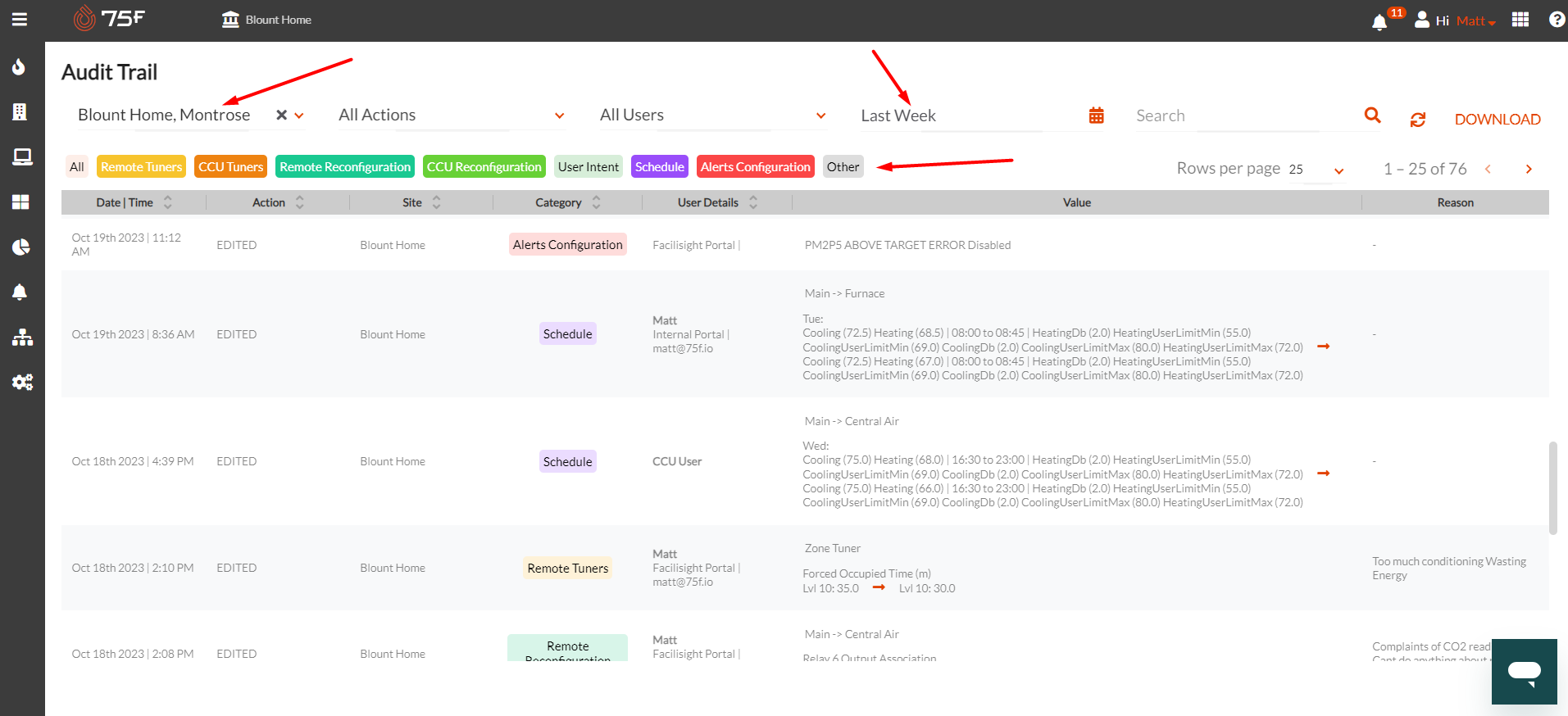 Audit Trail – Airoverse
