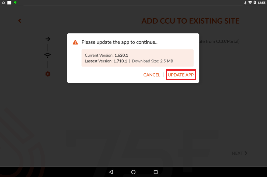 Add New CCU to Existing Site- Using Building Passcode – Airoverse
