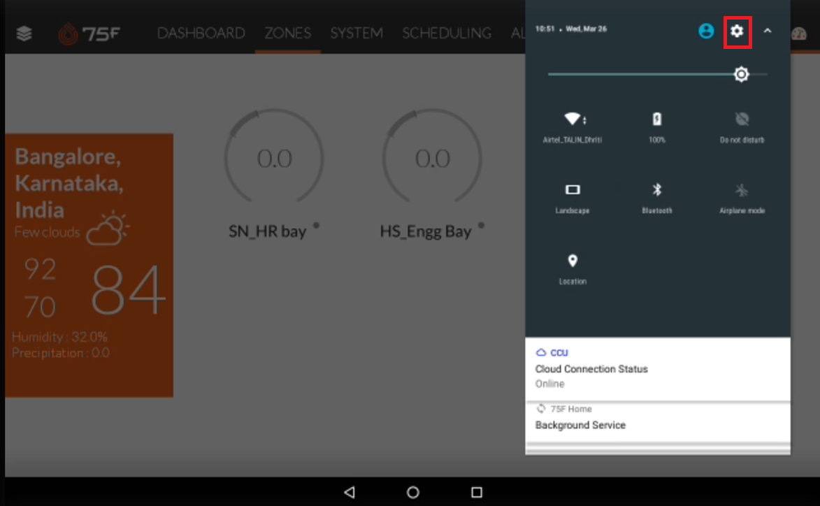 Update a CCU Via the Android Web Browser – Airoverse