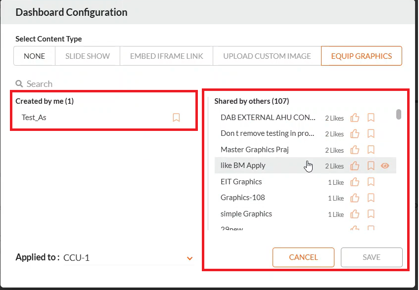Dashboard on CCU – Airoverse