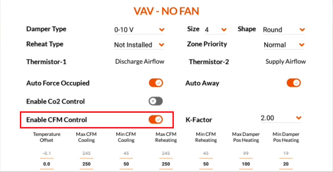 VAV Terminal Profile- Damper Position Calculation & Operation – Airoverse