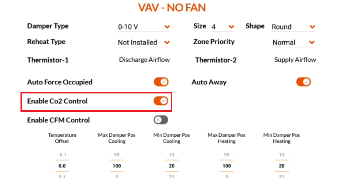 VAV Terminal Profile- Damper Position Calculation & Operation – Airoverse