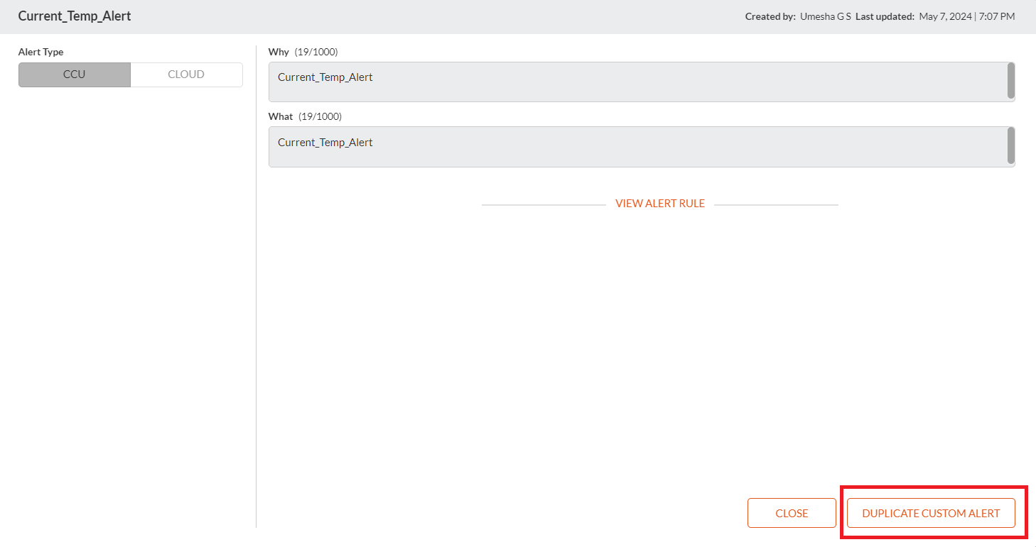 Alert Builder – Airoverse