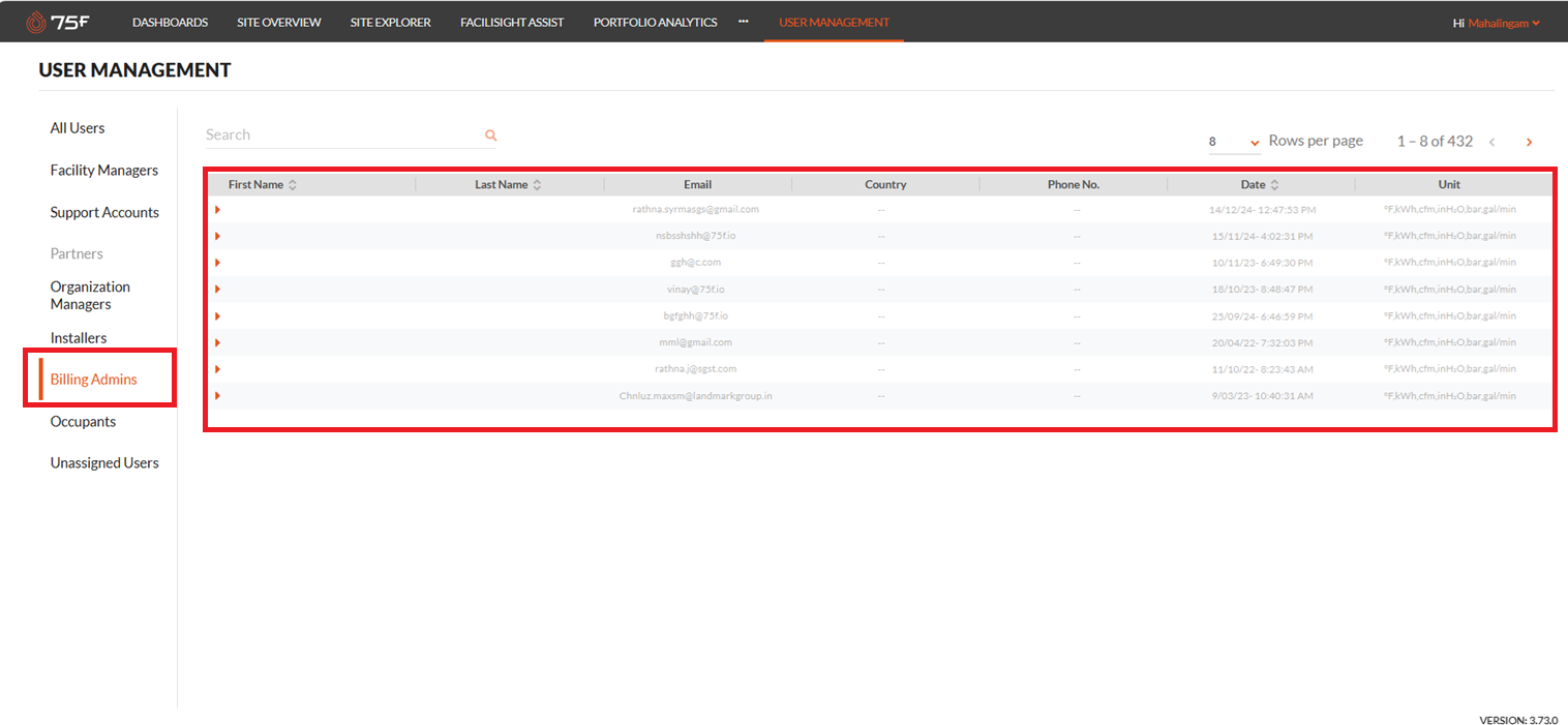 Subscription Management – Airoverse
